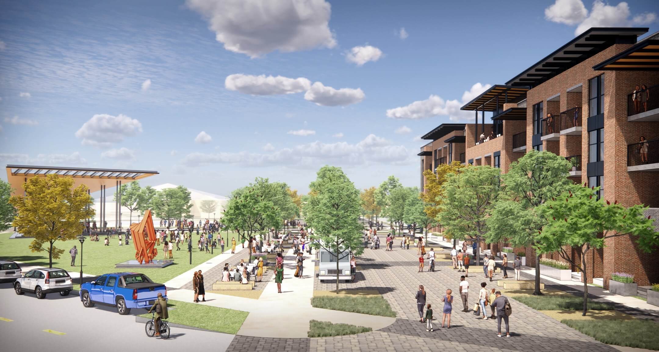 Waxahachie Mixed-use Development Master Plan | Corgan